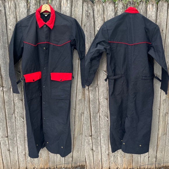 David James | Jackets & Coats | Vtg 9s David James Denim Western Duster ...